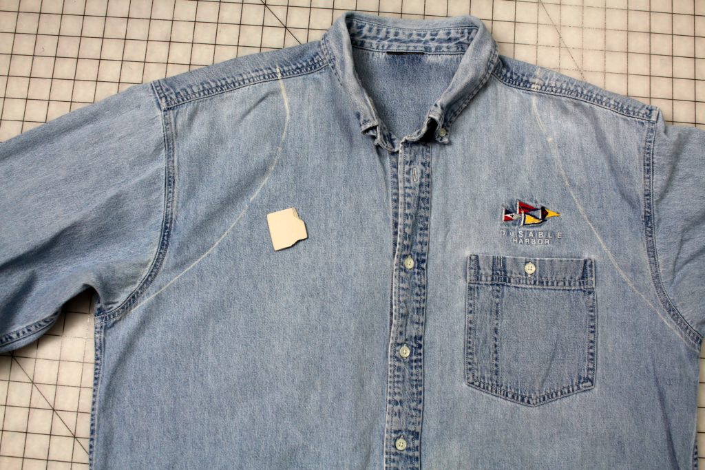 DIY Upcycle & Recycle 2 Denim Shirts into 1 Dress ~ Angela Wolf's ...