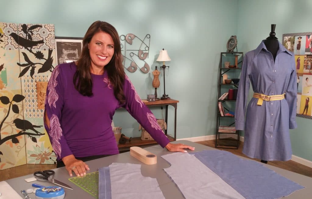 Shirt Dress Sewalong: Sewing the Front Placket ~ Angela Wolf's Sewing Blog
