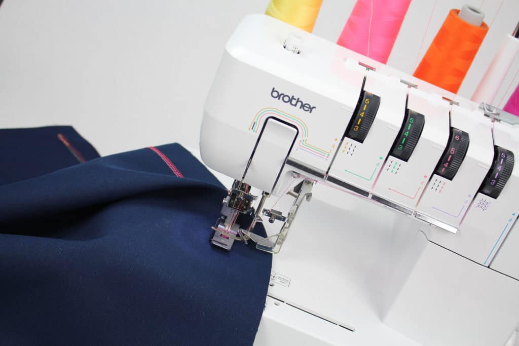 TUTORIAL: HOW TO THREAD THE BROTHER DOUBLE SIDED COVERSTITCH MACHINE ...
