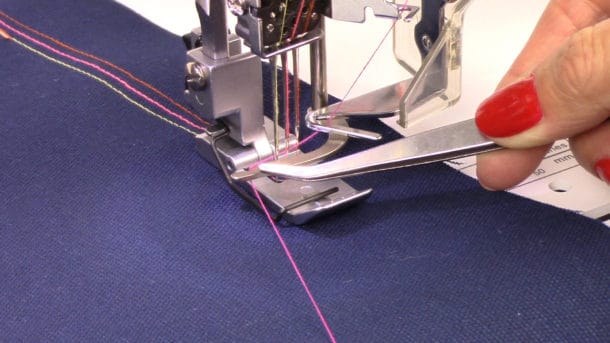 TUTORIAL: HOW TO THREAD THE BROTHER DOUBLE SIDED COVERSTITCH MACHINE ...