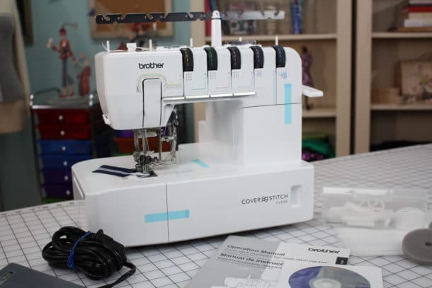 TUTORIAL: HOW TO THREAD THE BROTHER DOUBLE SIDED COVERSTITCH MACHINE ...