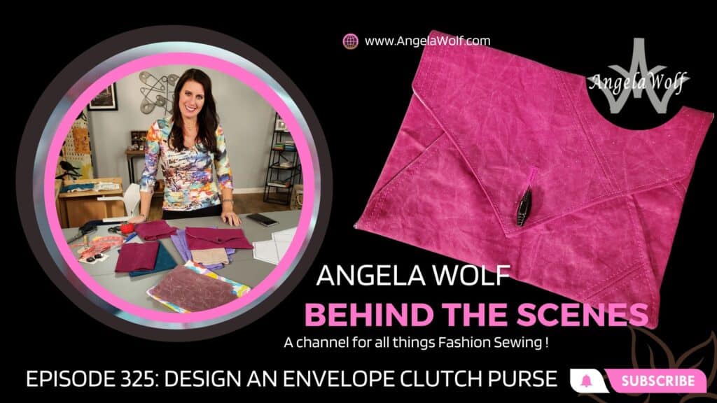 325: Learn to Sew an Envelops Purse Clutch with Angel Wolf ~ Angela ...